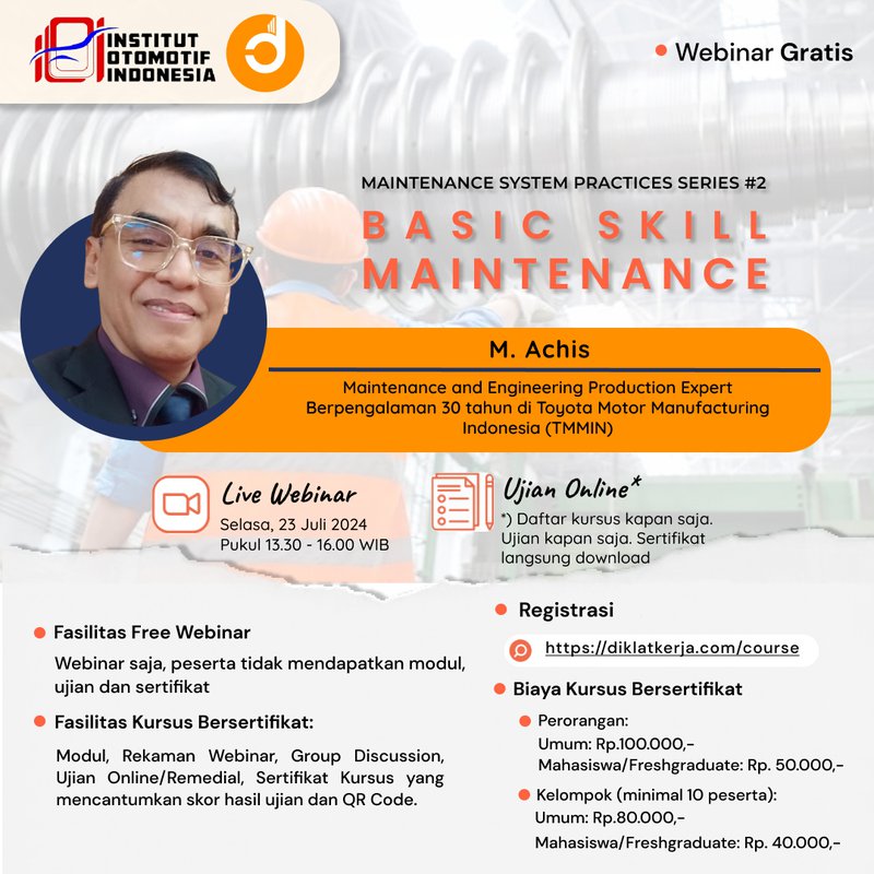 diklatkerja | Basic Skill Maintenance